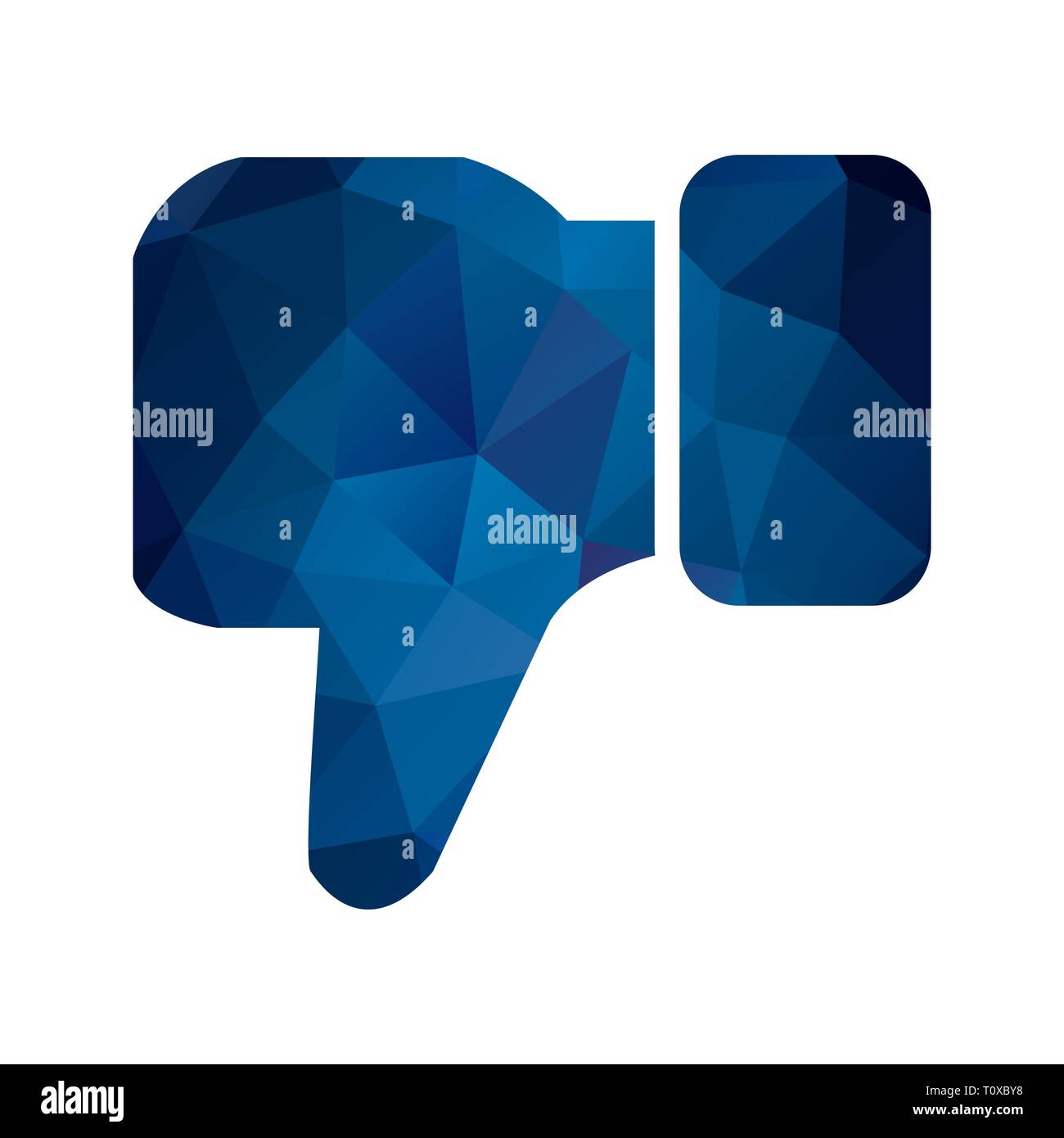 Illustration Dislike Icon Stock Photo - Alamy