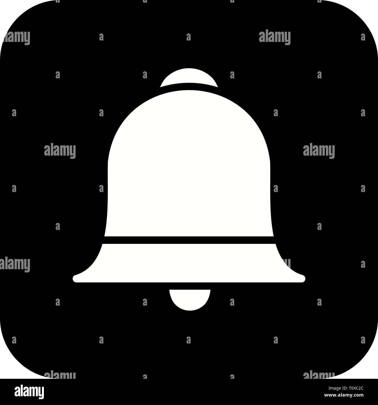 Illustration Notification Icon Stock Photo - Alamy