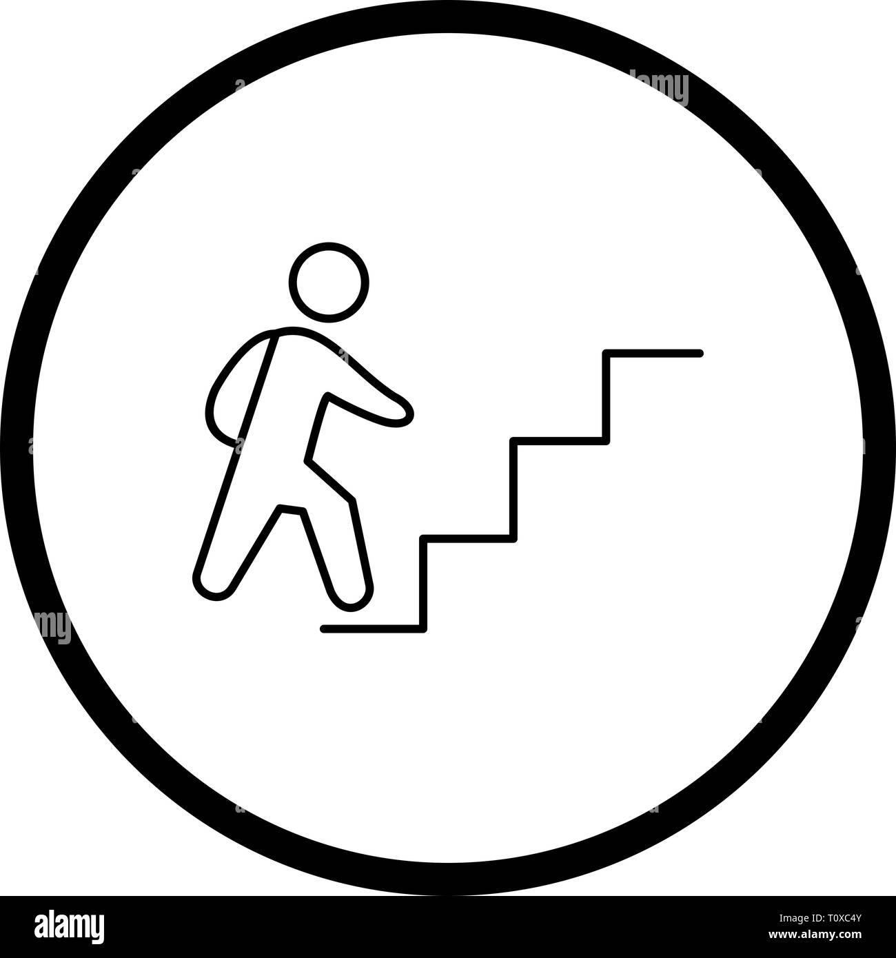 Illustration Education Goal Icon Stock Photo - Alamy