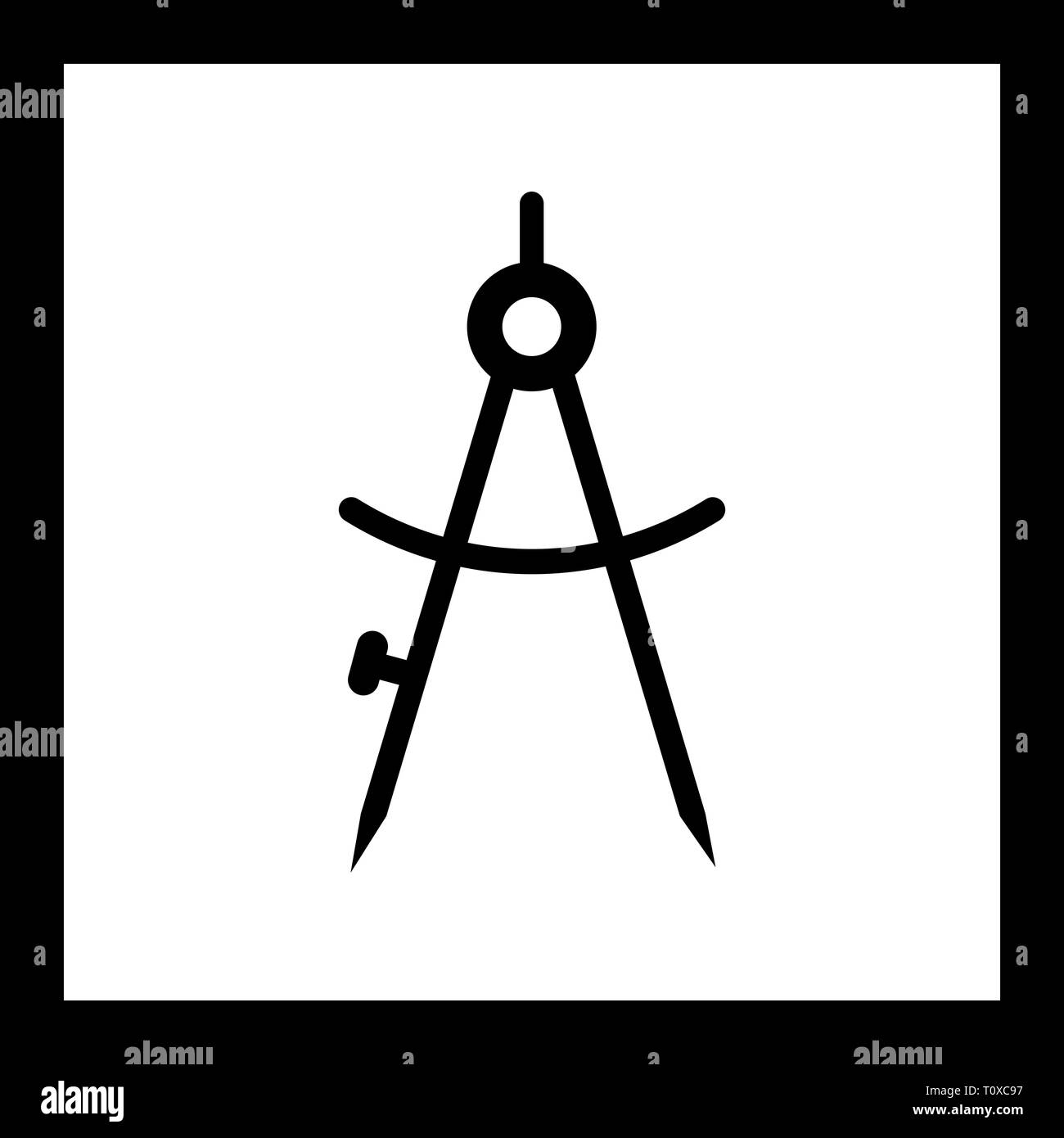 Illustration Divider Icon Stock Photo - Alamy