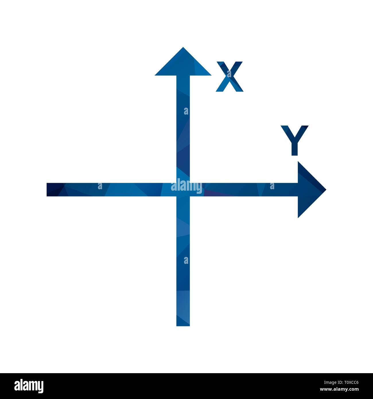 Illustration Axis Icon Stock Photo - Alamy