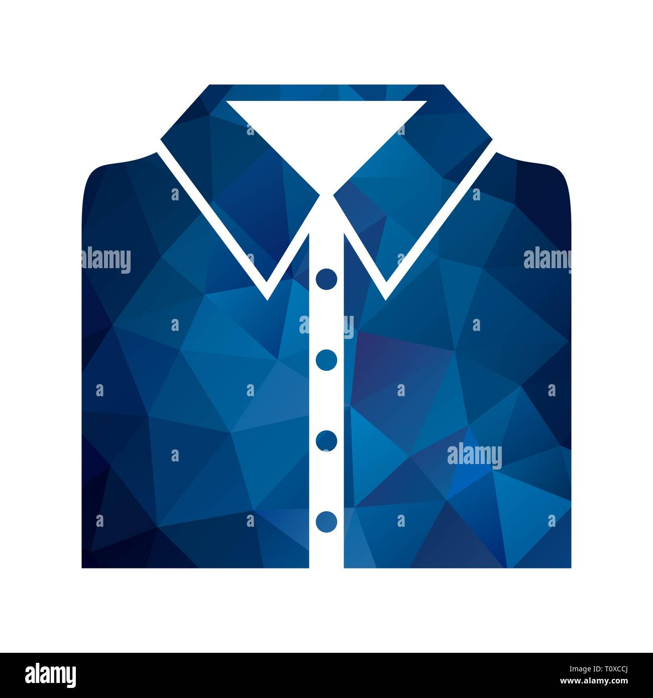 Illustration School Shirt Icon Stock Photo - Alamy