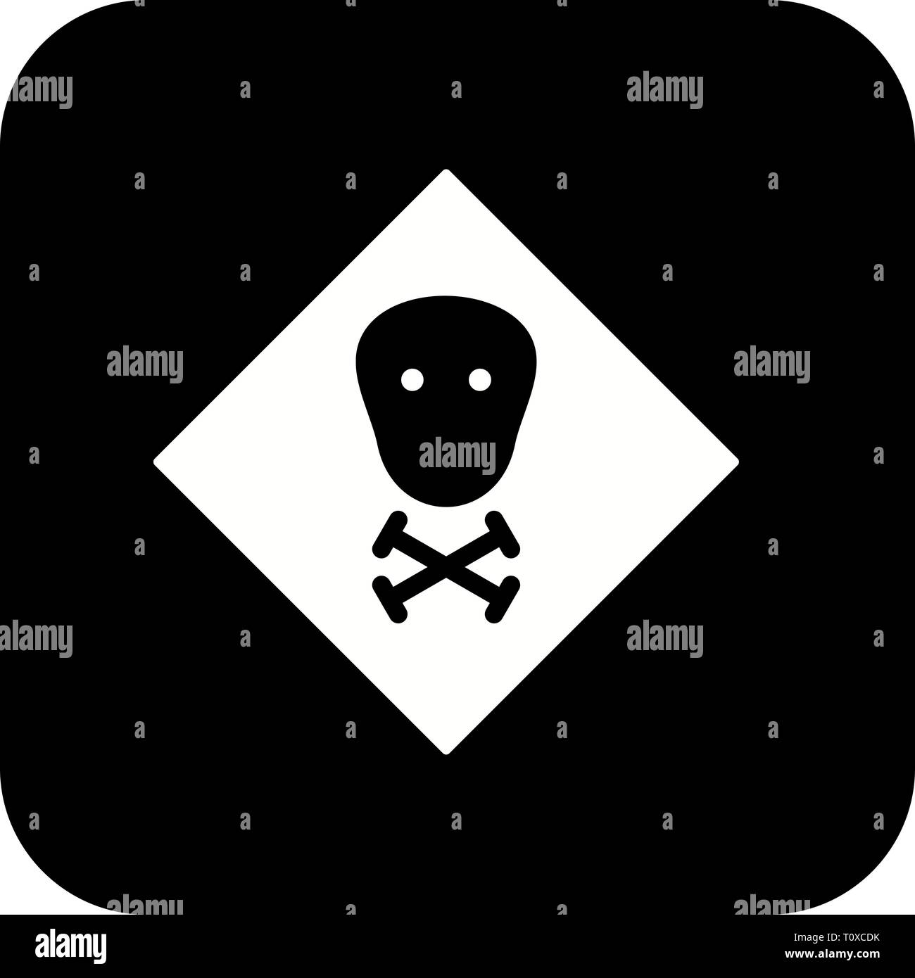 Illustration Toxic Icon Stock Photo - Alamy