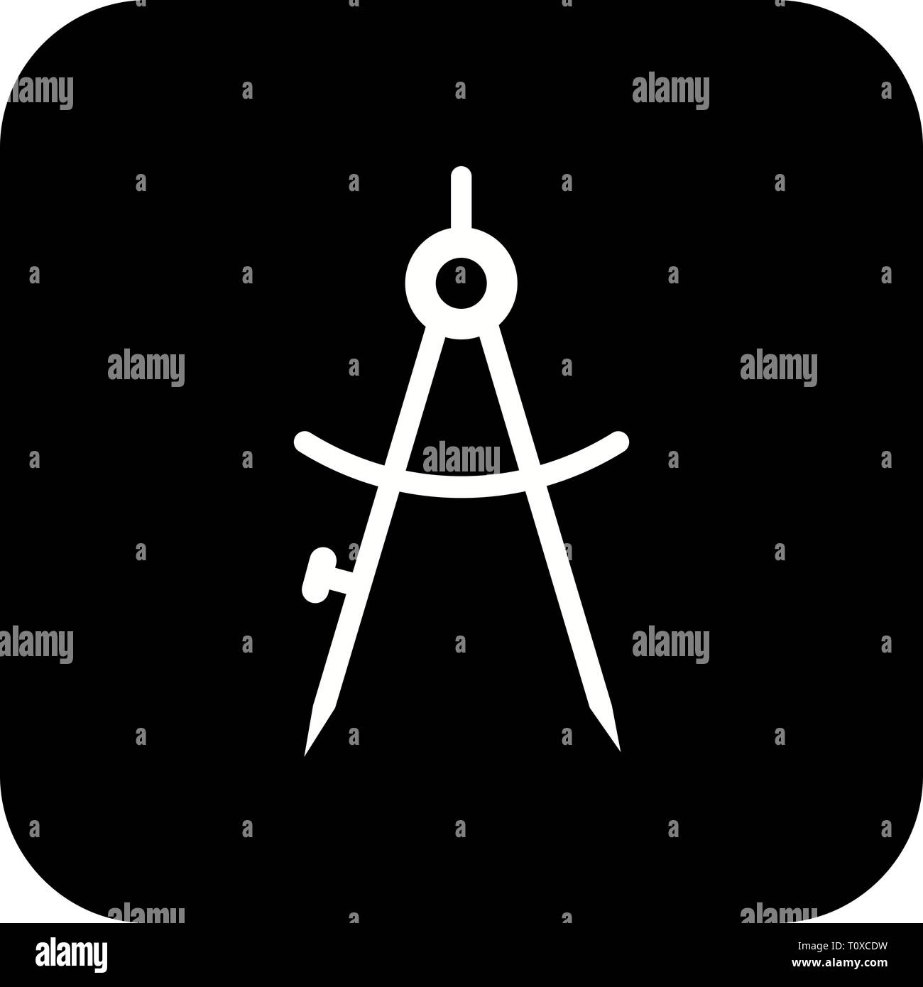 Illustration Divider Icon Stock Photo - Alamy