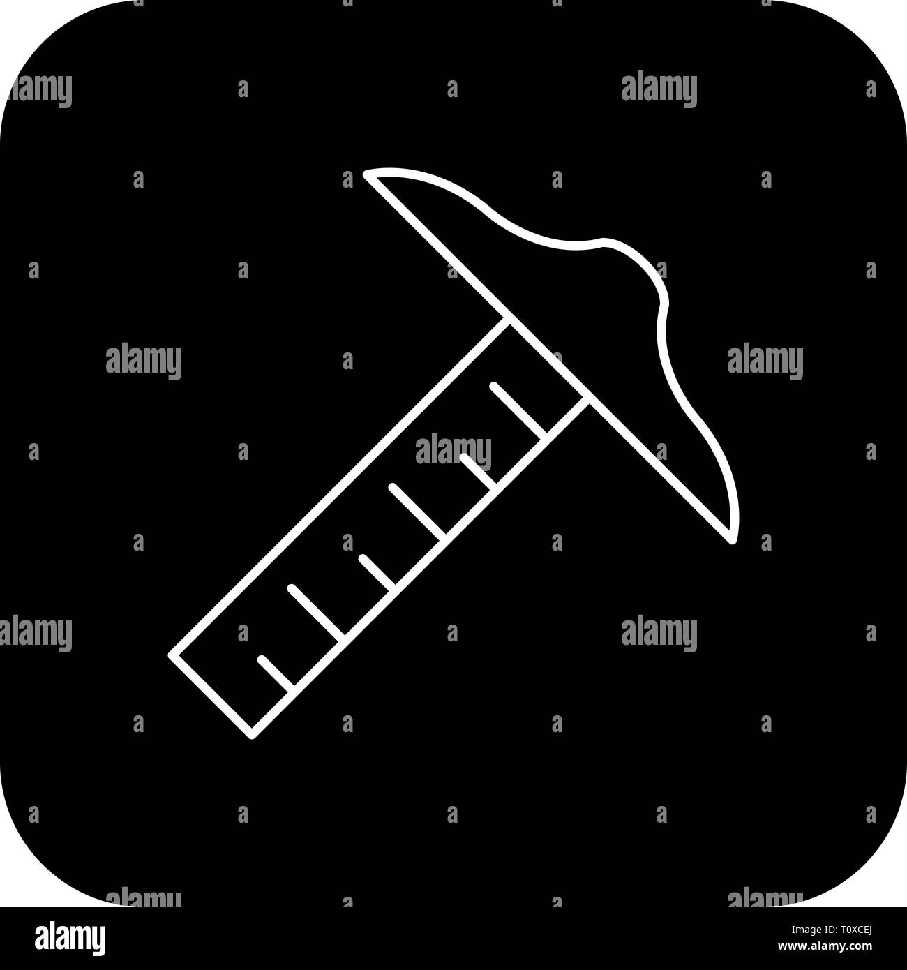 Illustration Drafting Tool Icon Stock Photo - Alamy