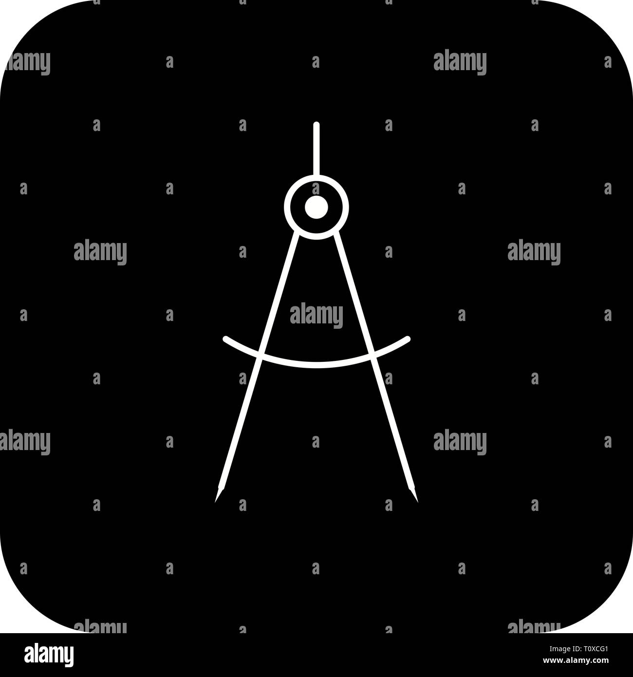 Illustration Divider Icon Stock Photo - Alamy