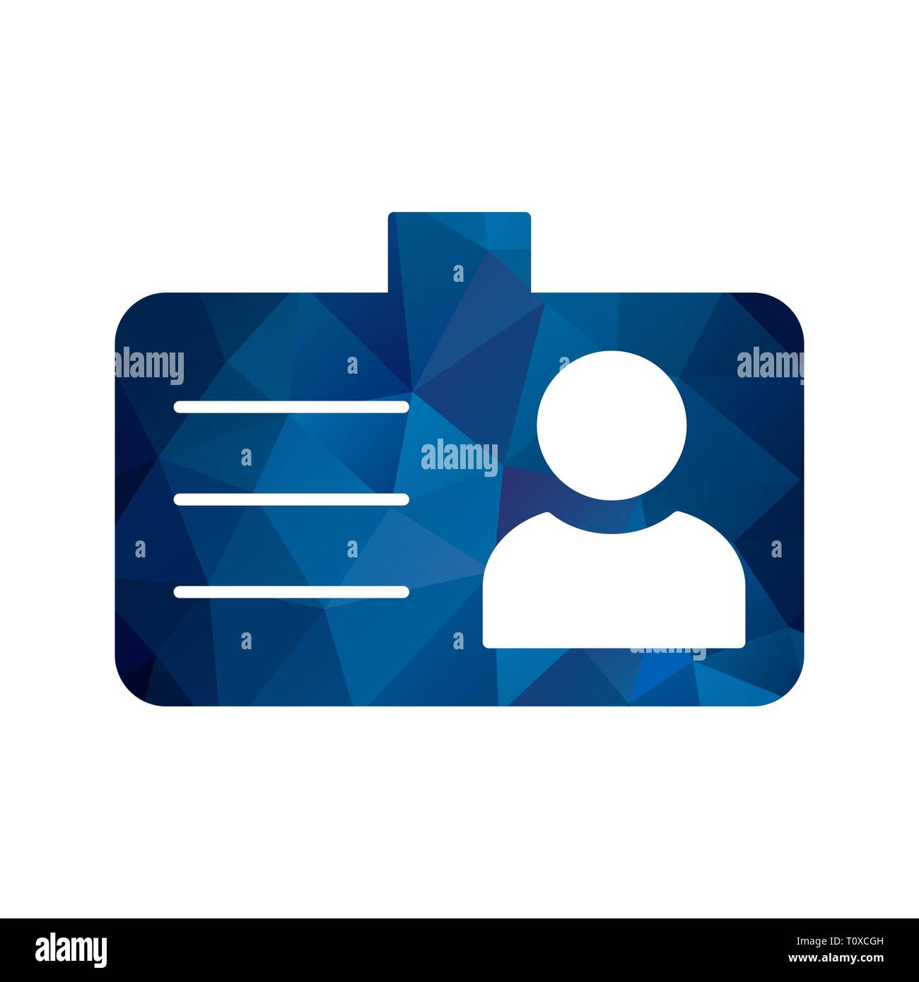 Illustration Student Card Icon Stock Photo - Alamy
