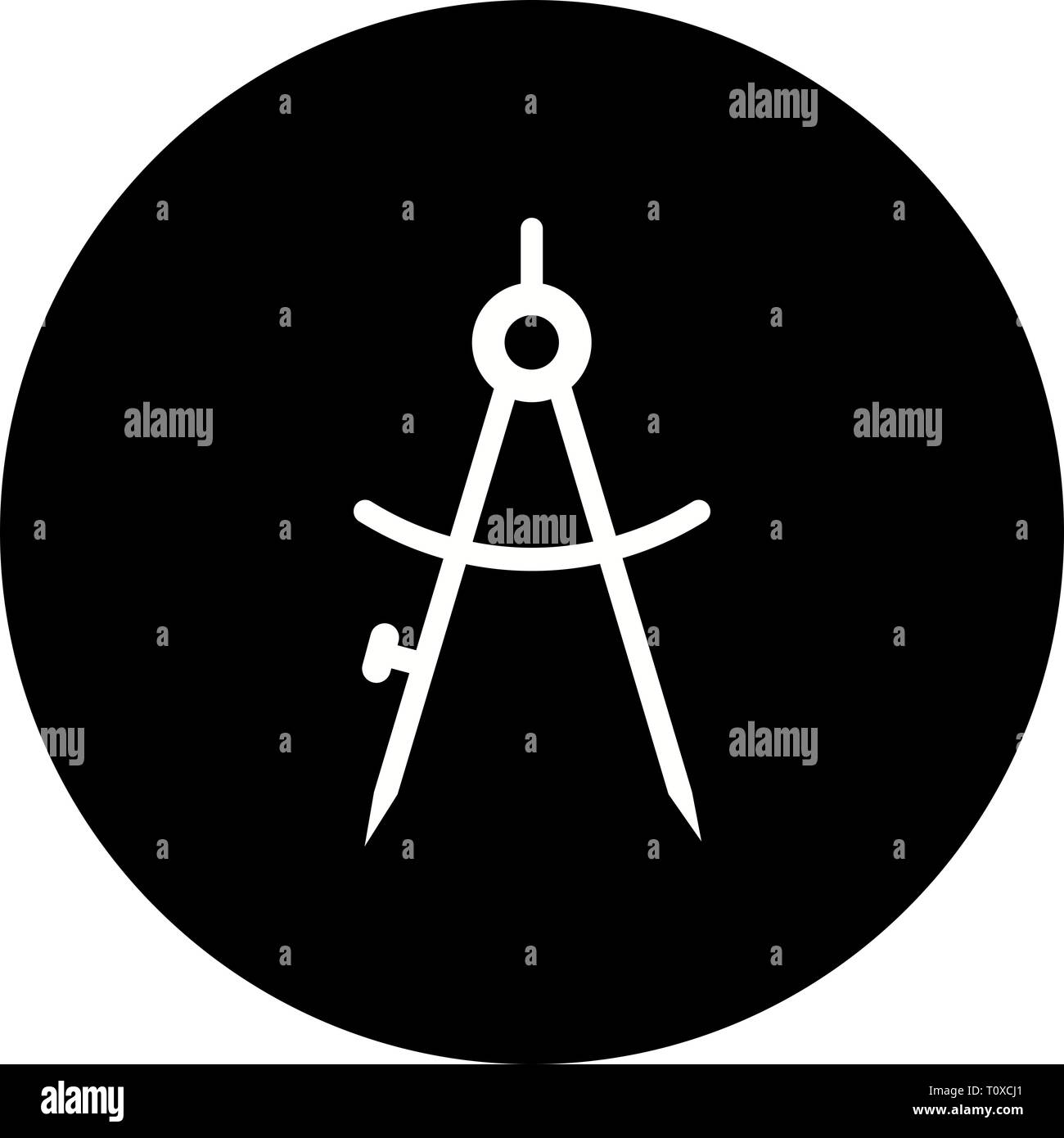 Illustration Divider Icon Stock Photo - Alamy