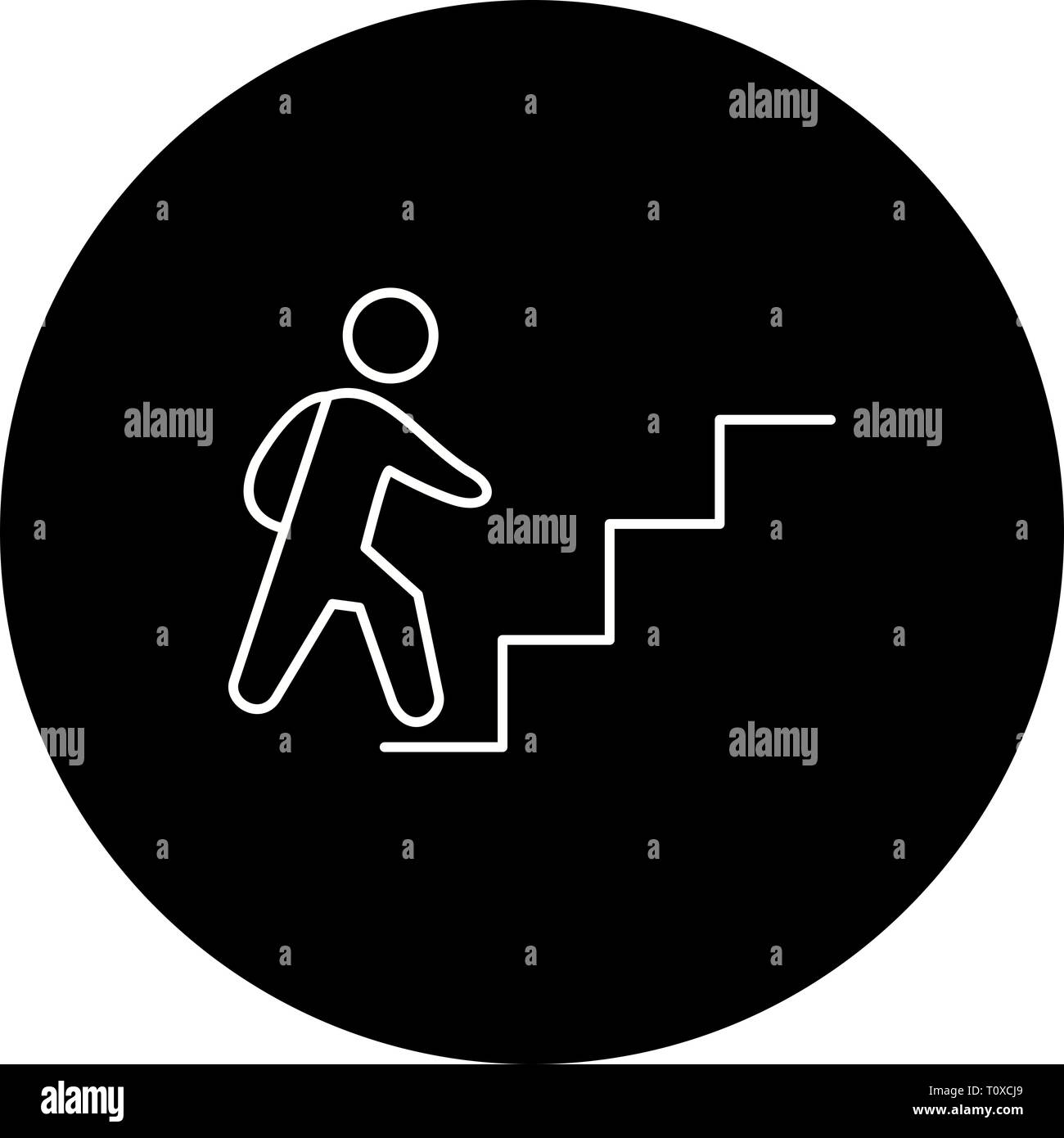 Illustration Education Goal Icon Stock Photo - Alamy