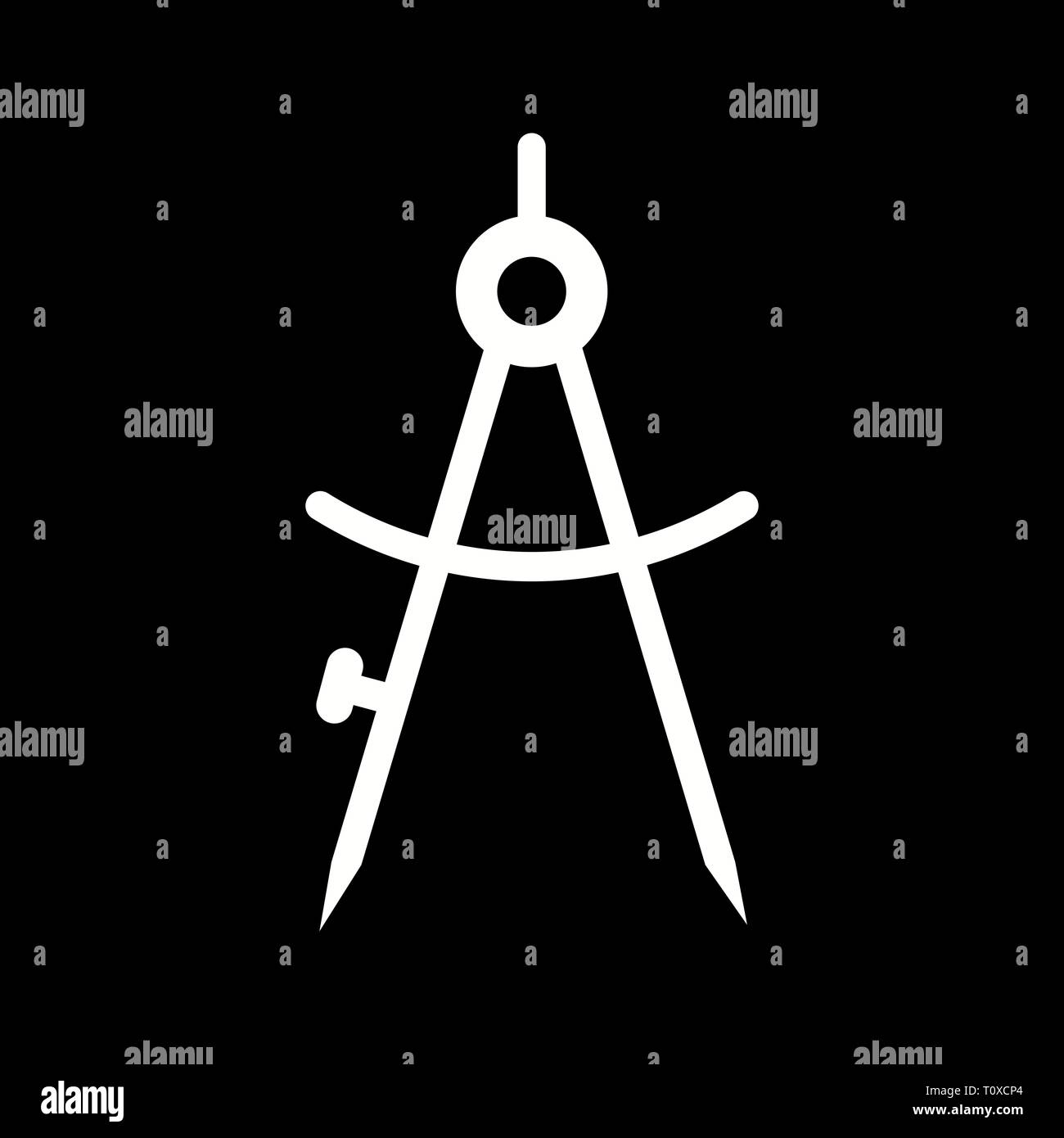 Illustration Divider Icon Stock Photo - Alamy