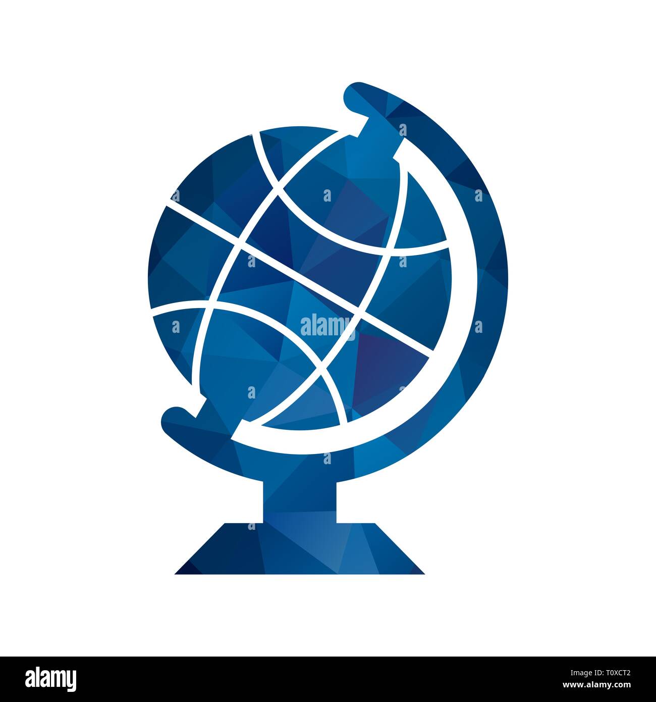 Illustration Globe Icon Stock Photo - Alamy