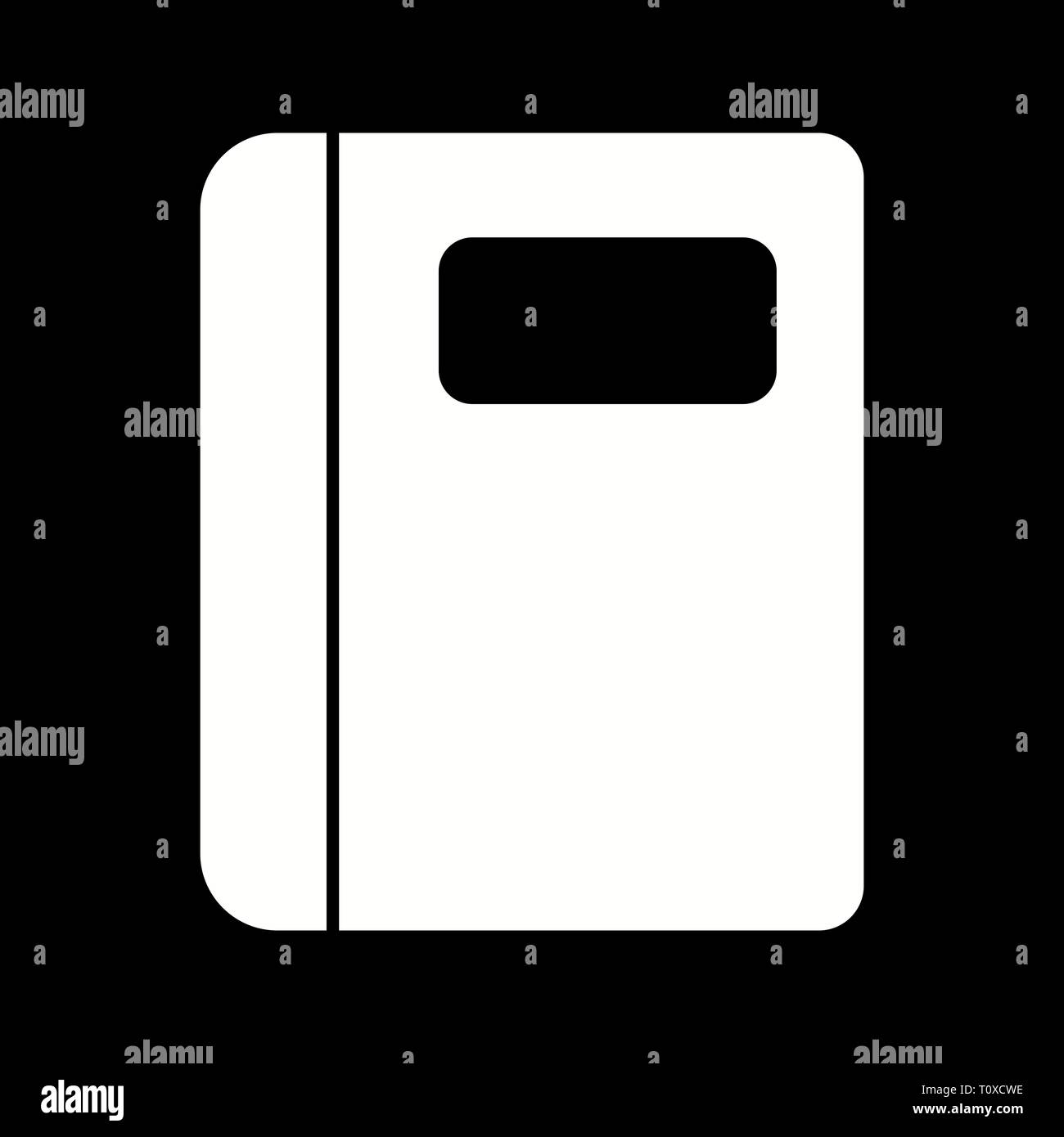 Illustration Notebook Icon Stock Photo - Alamy