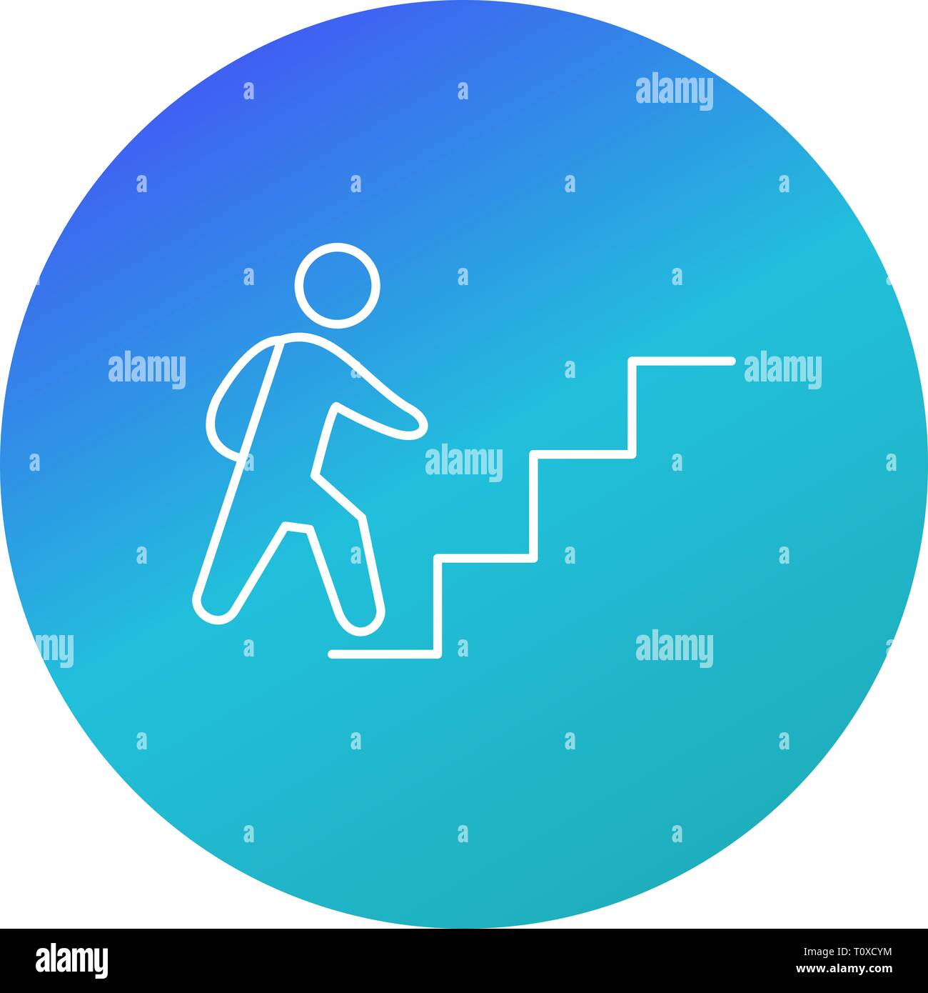 Illustration Education Goal Icon Stock Photo - Alamy