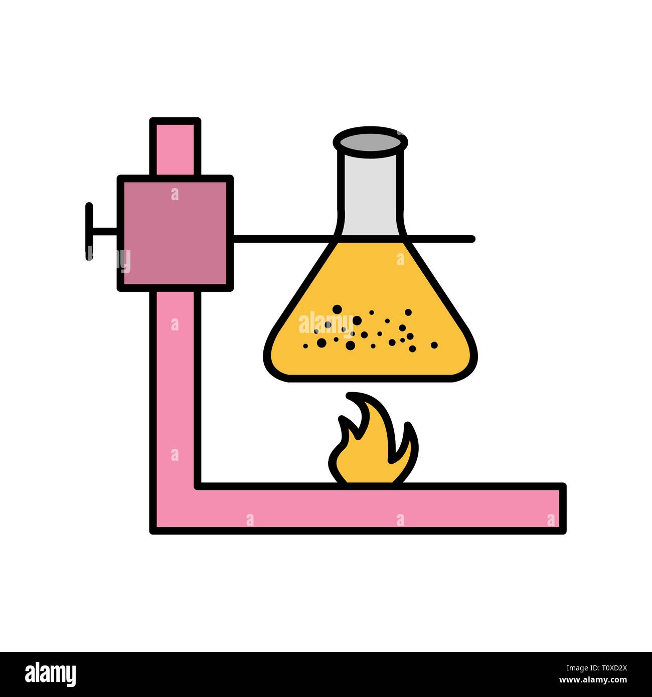 Fire under flask hi-res stock photography and images - Alamy