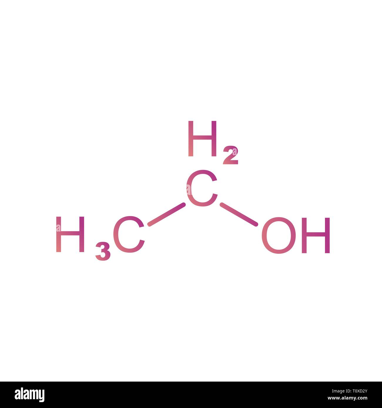 Illustration Ethanol Icon Stock Photo - Alamy