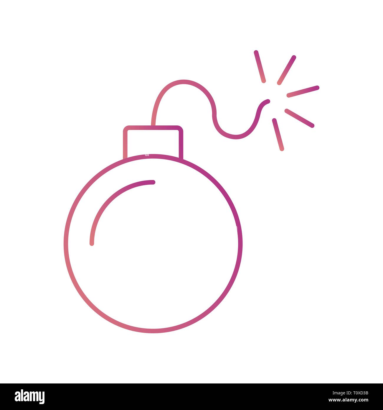 Illustration Explosion Icon Stock Photo - Alamy