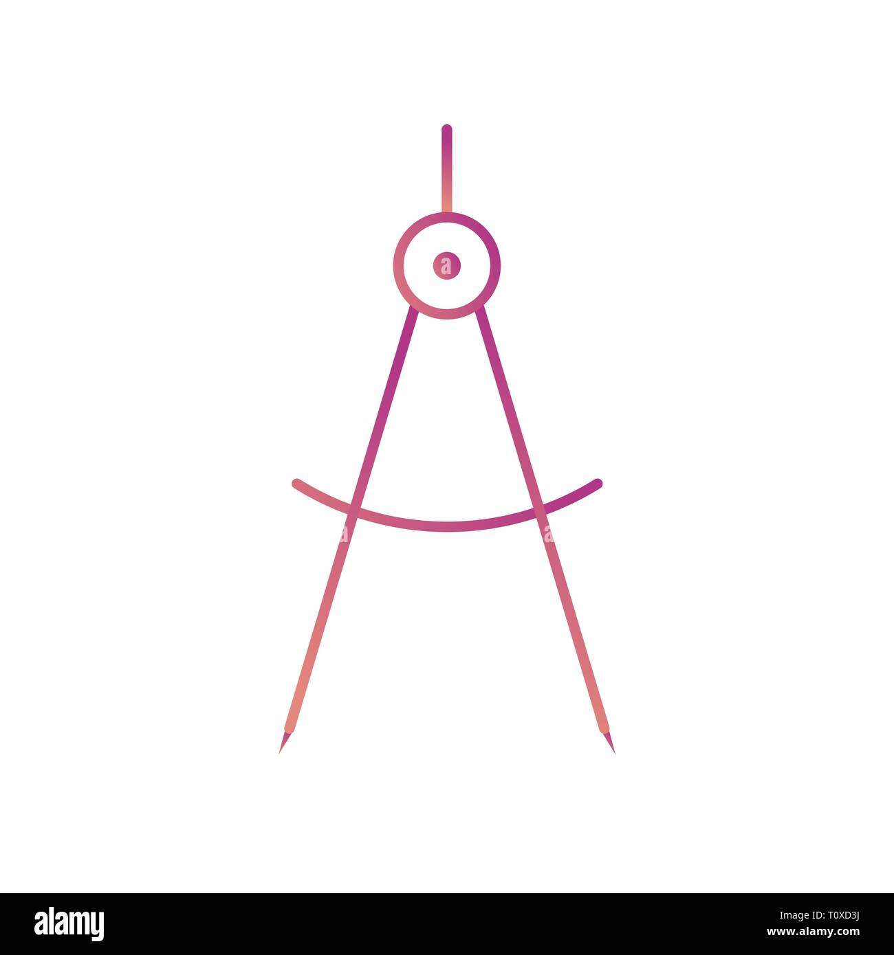 Illustration Divider Icon Stock Photo - Alamy