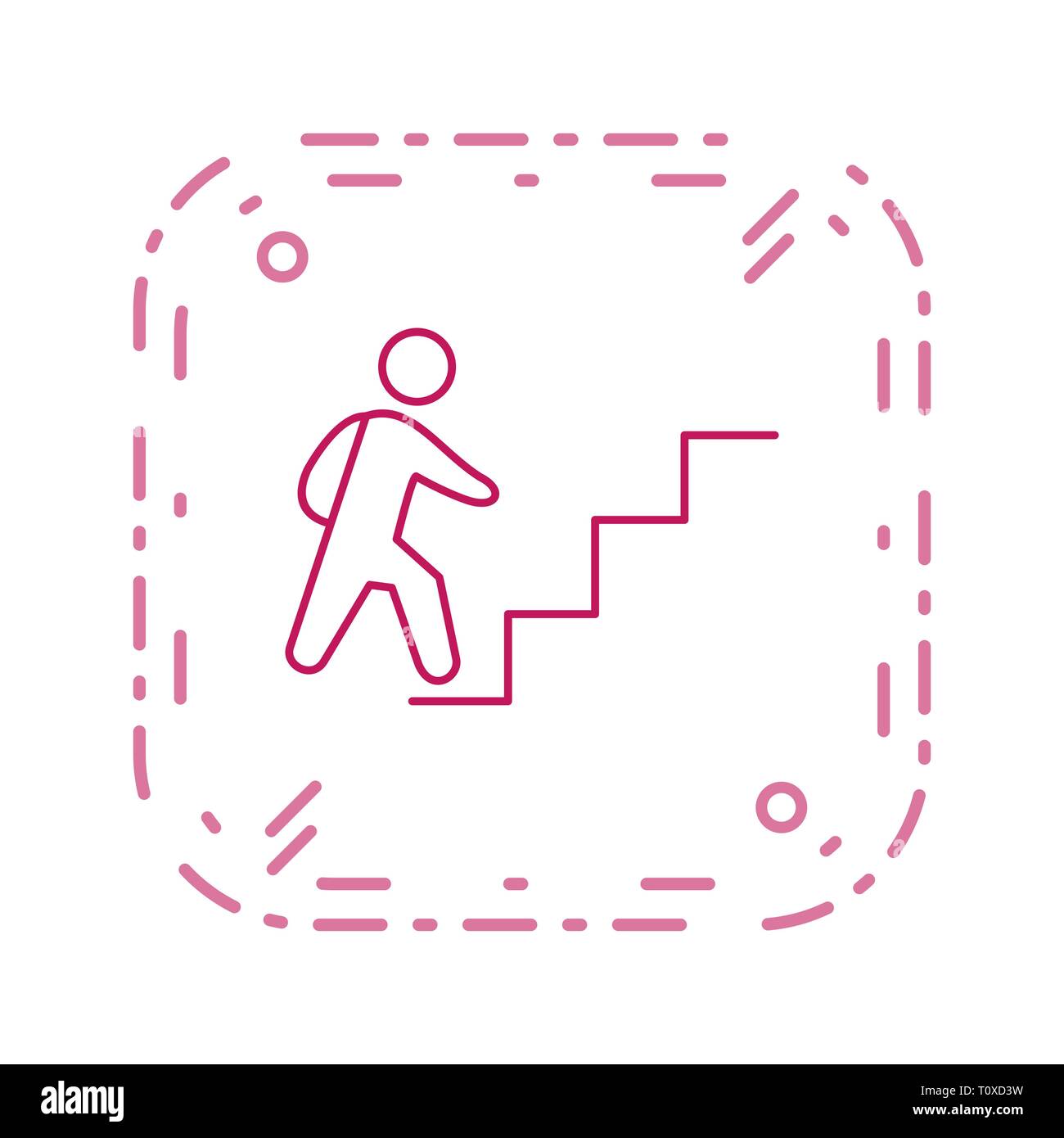 Illustration Education Goal Icon Stock Photo - Alamy