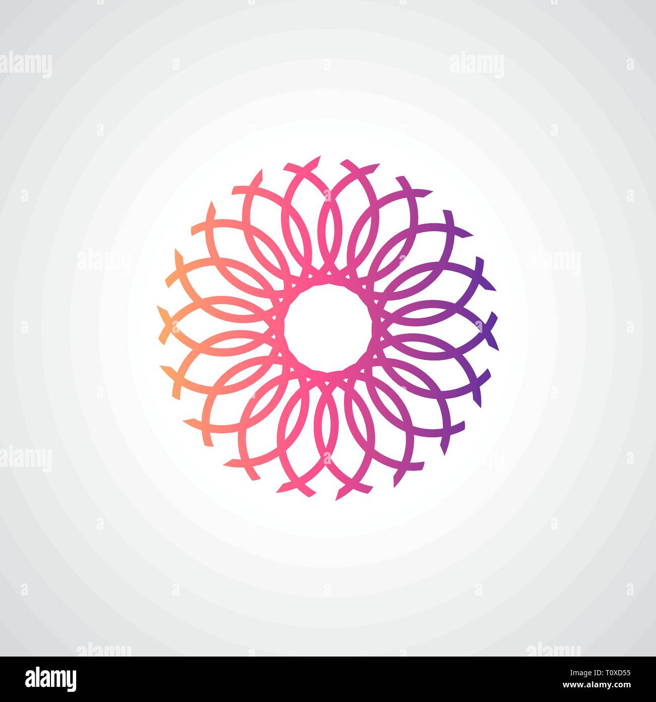 Modern mandala vectors Stock Vector Images - Alamy