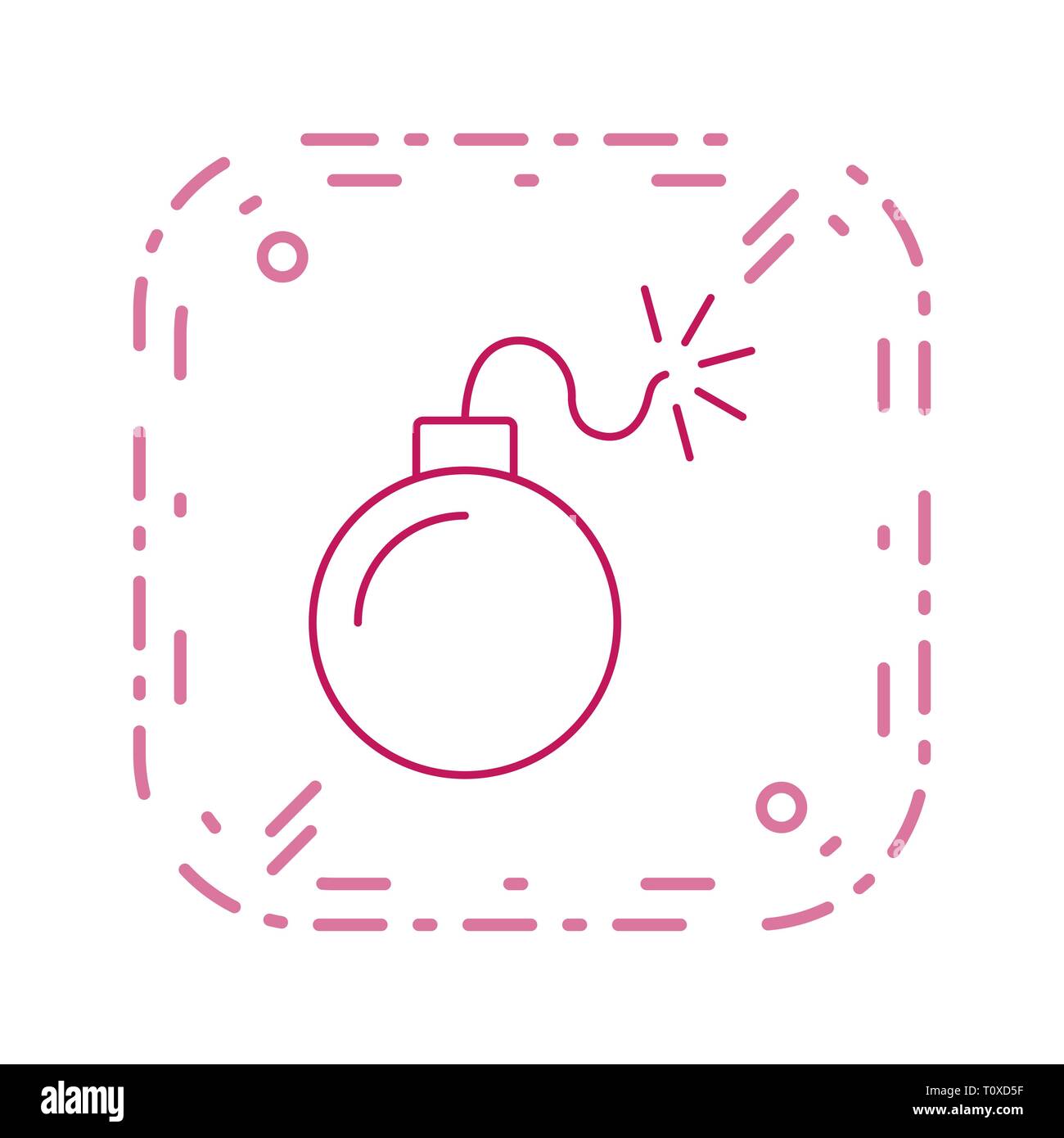 Illustration Explosion Icon Stock Photo - Alamy
