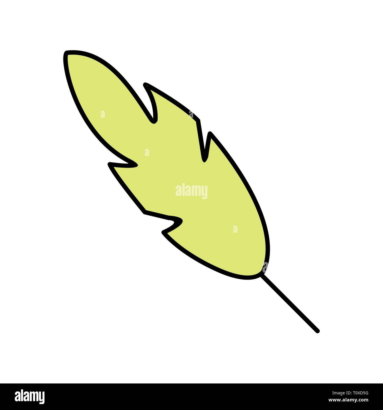 Illustration Calligraphy Icon Stock Photo - Alamy