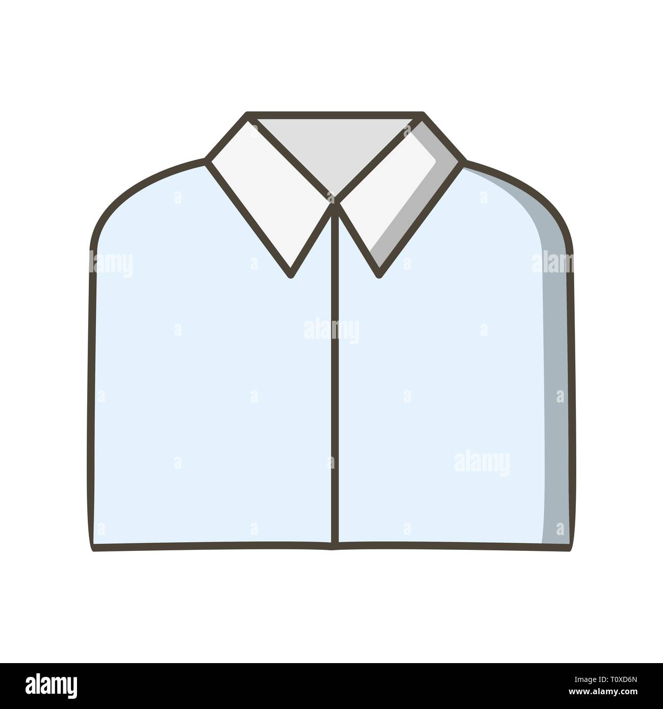 Illustration School Shirt Icon Stock Photo - Alamy