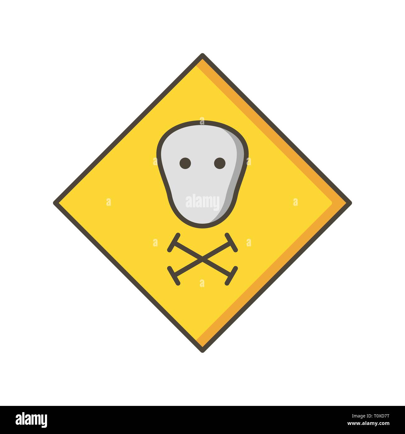 Illustration Toxic Icon Stock Photo - Alamy