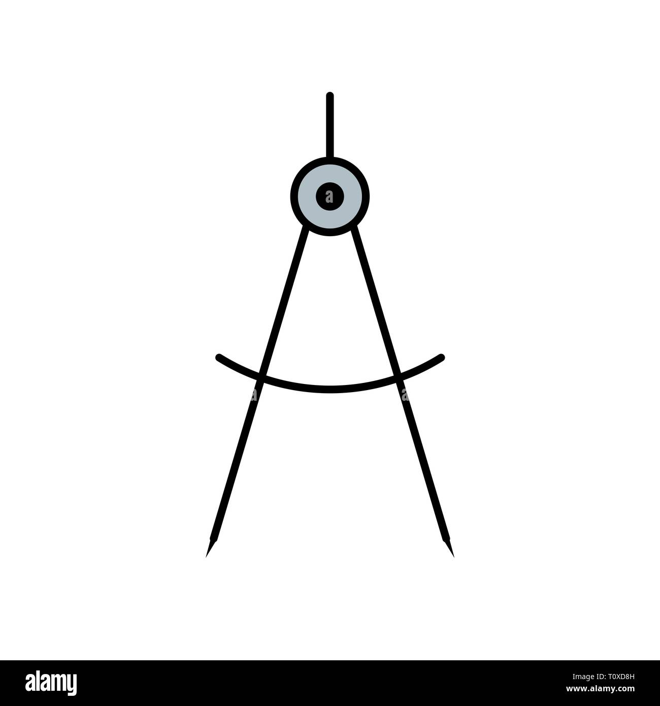 Illustration Divider Icon Stock Photo - Alamy