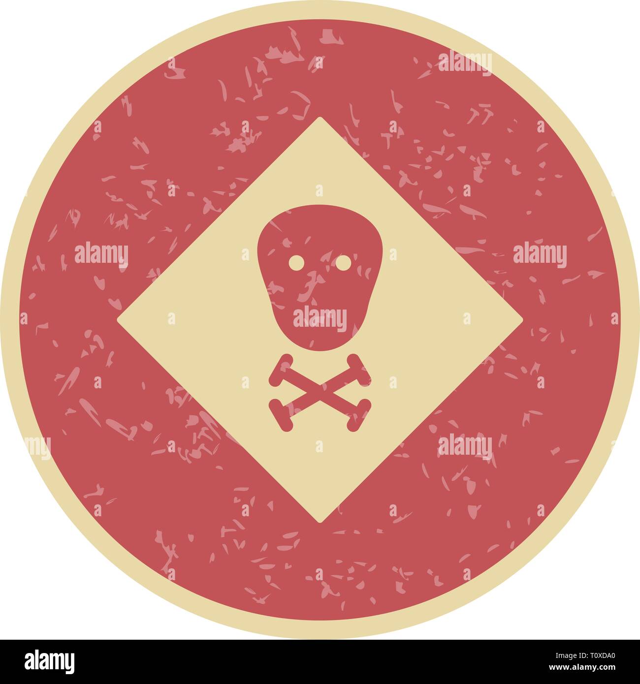 Illustration Toxic Icon Stock Photo - Alamy