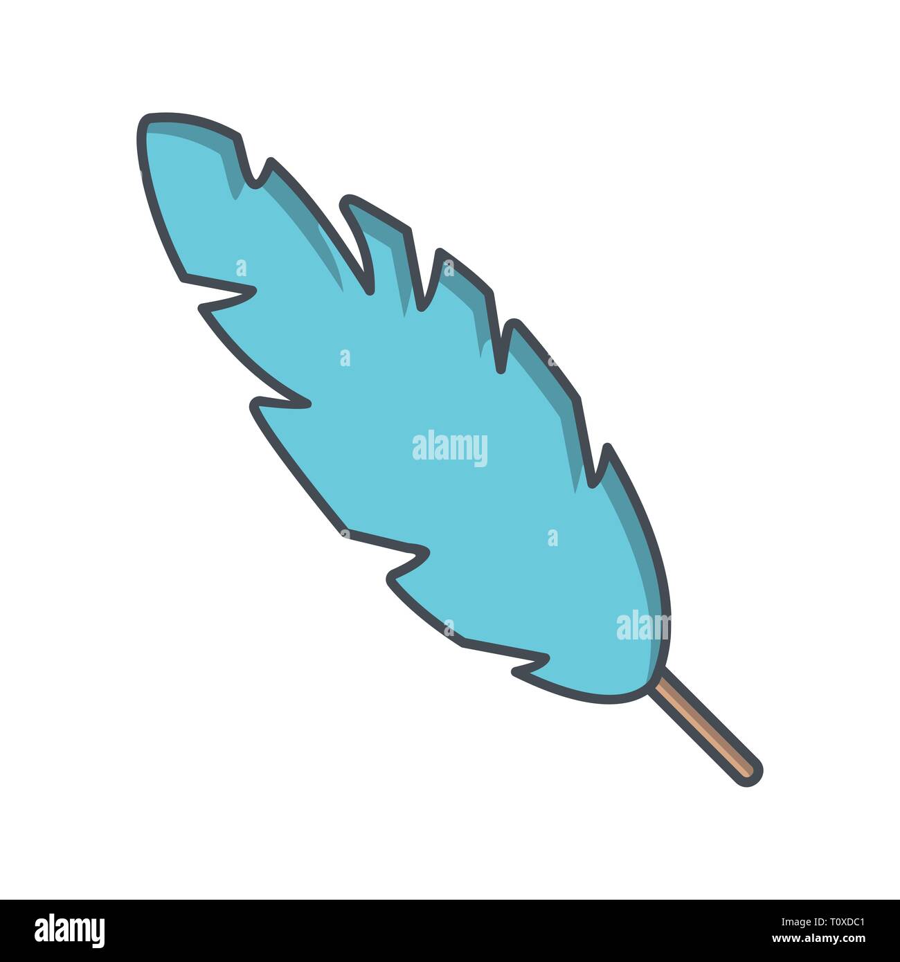 Illustration Calligraphy Icon Stock Photo - Alamy