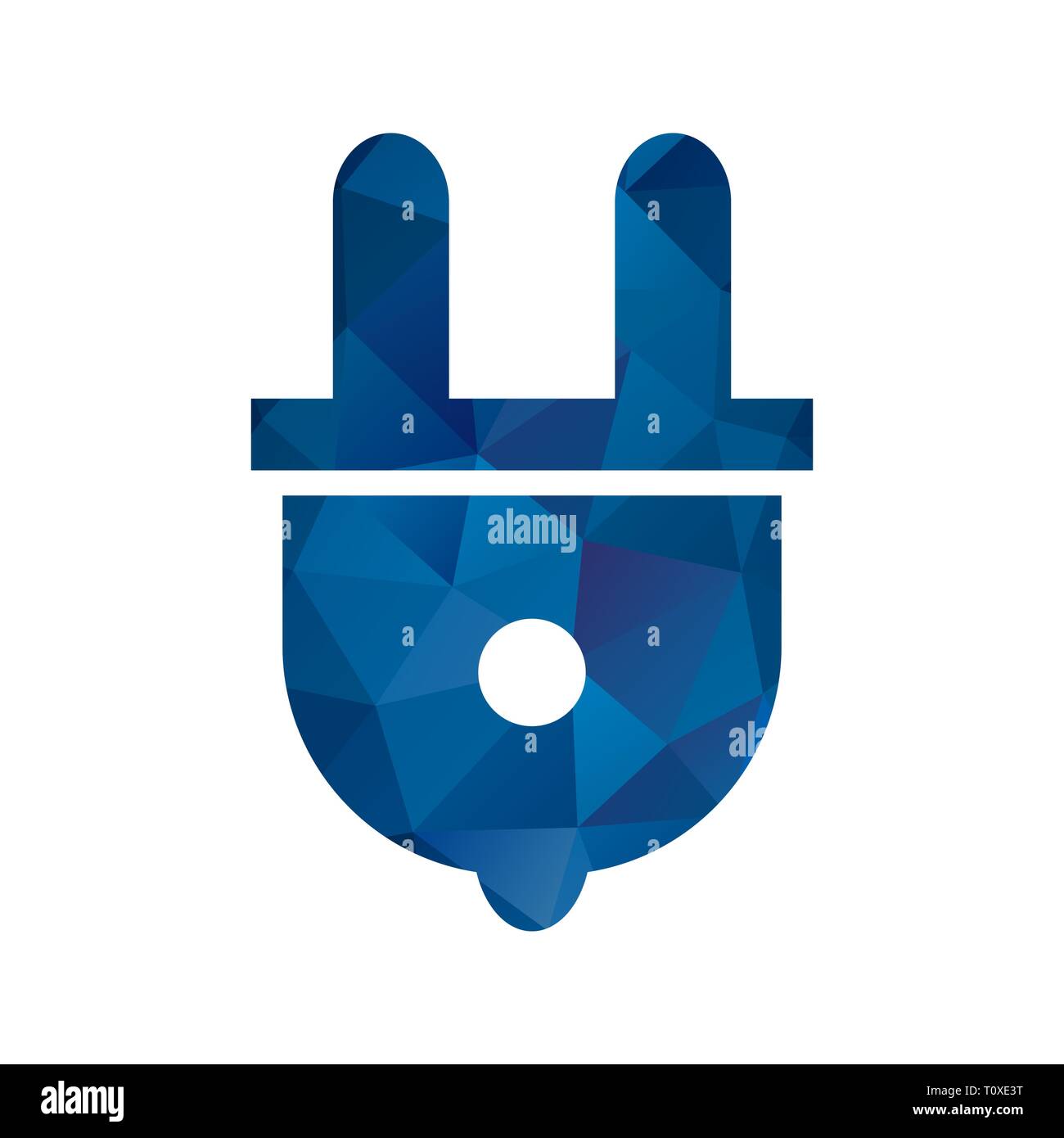 Illustration Plug Icon Stock Photo - Alamy