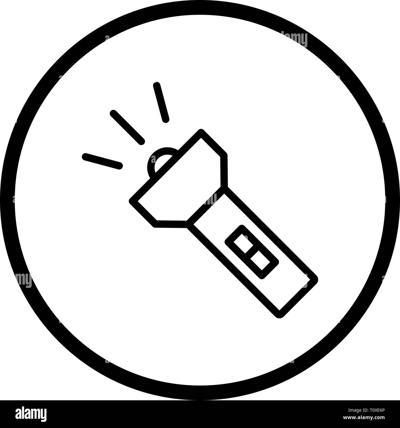 Illustration Flash Icon Stock Photo - Alamy
