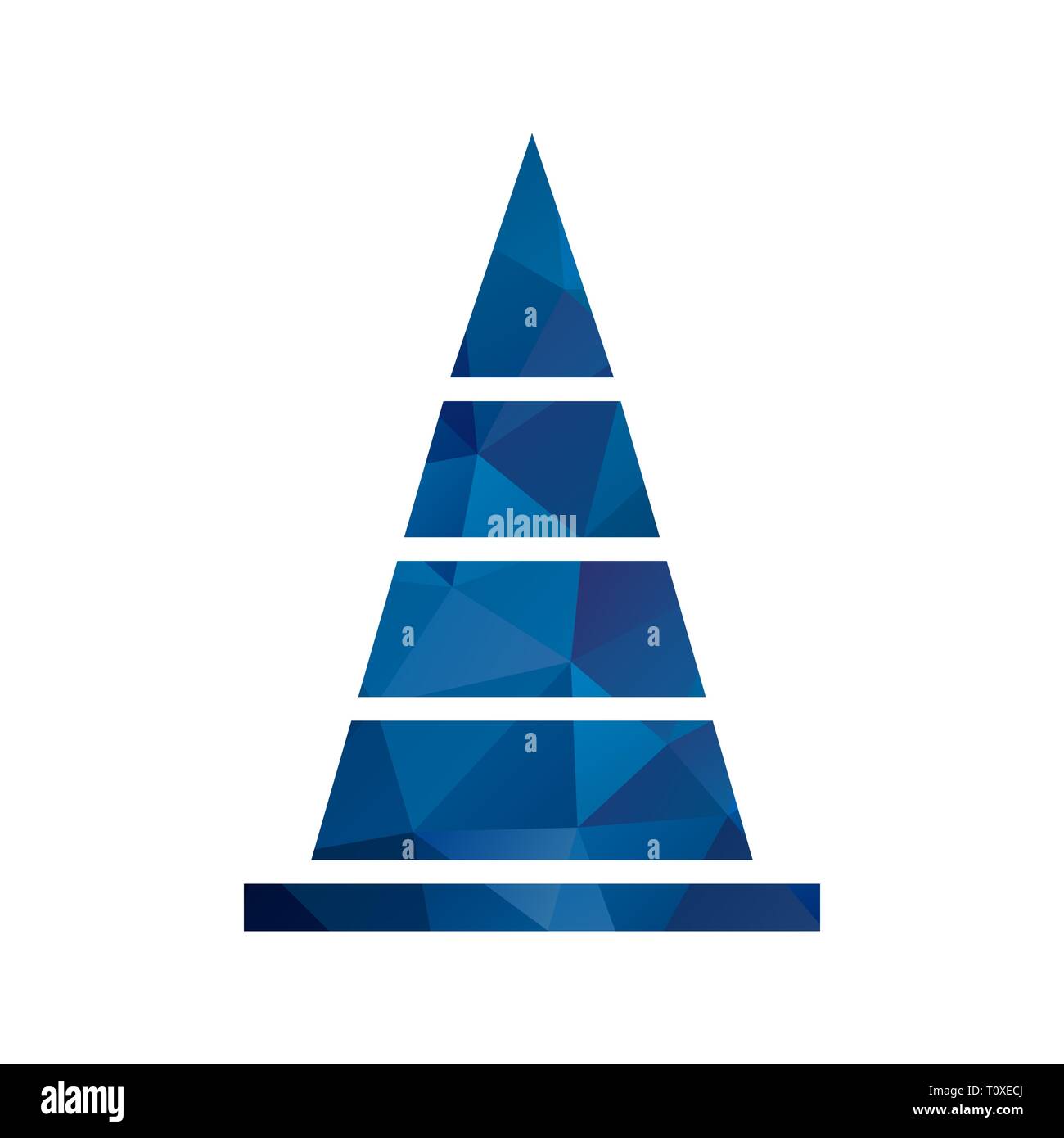 Low poly cone hi-res stock photography and images - Alamy