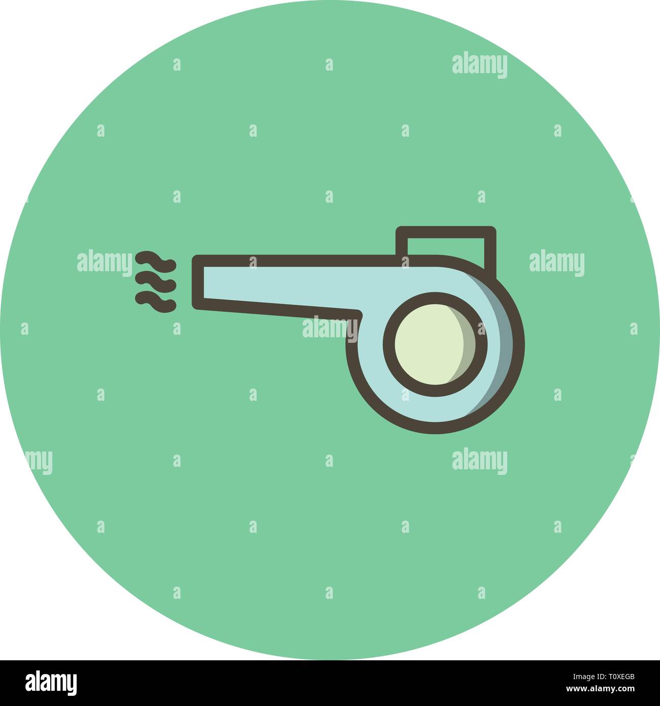 Illustration Blower Icon Stock Photo - Alamy