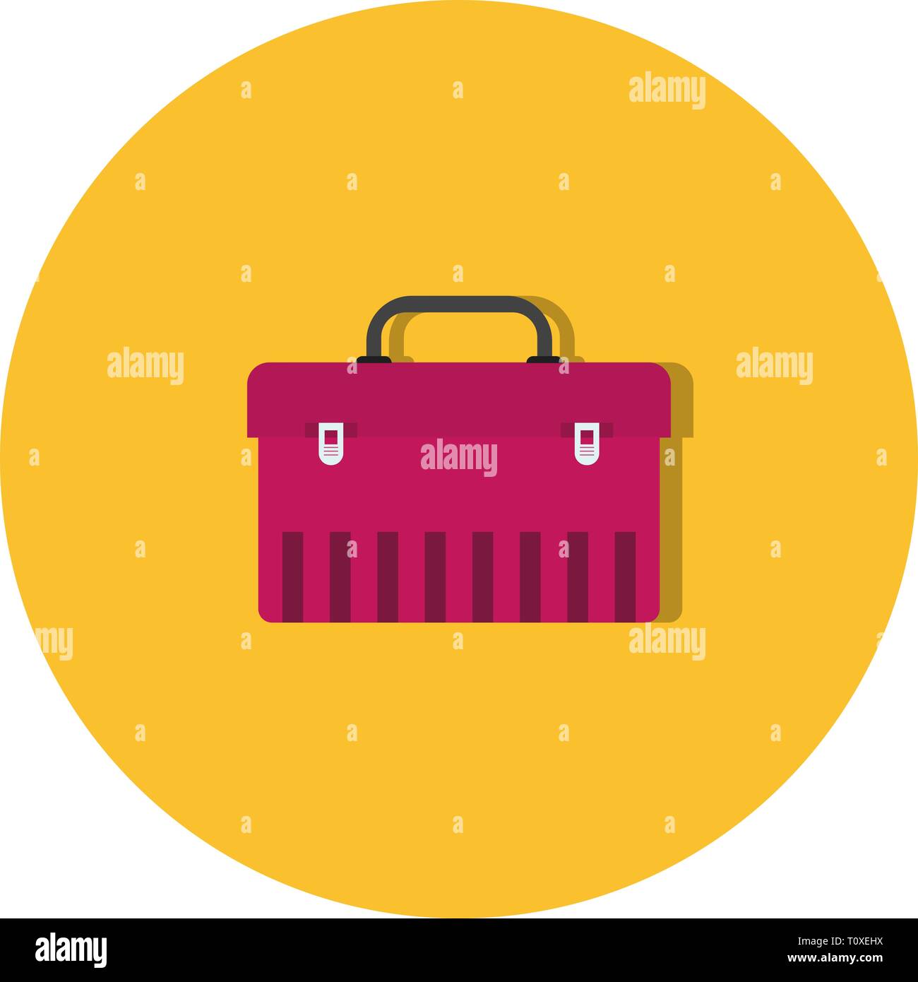 Illustration Tool box Icon Stock Photo - Alamy