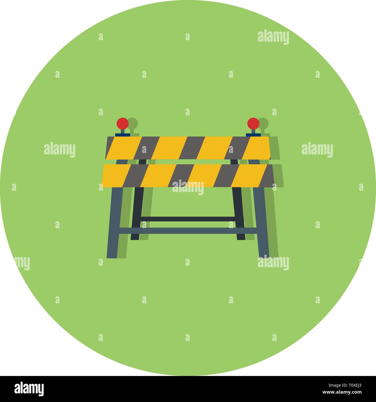 Illustration Barrier Icon Stock Photo - Alamy