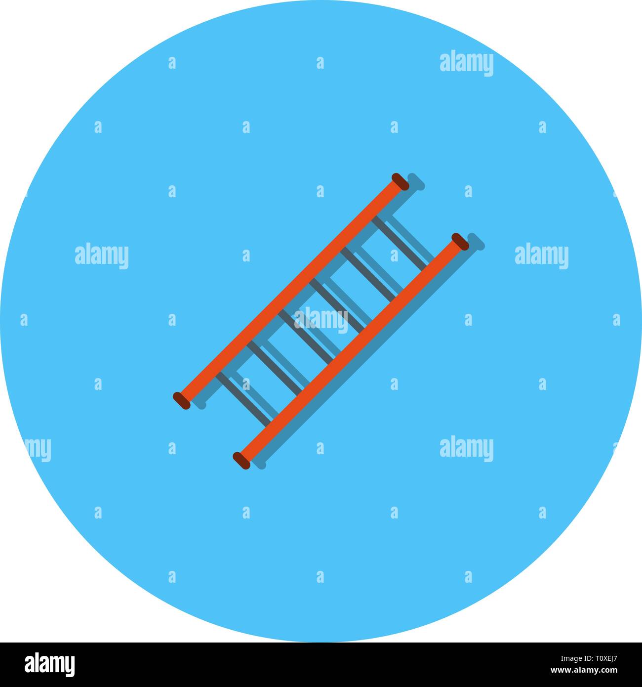 Stairs ladder construction glyph hi-res stock photography and images ...