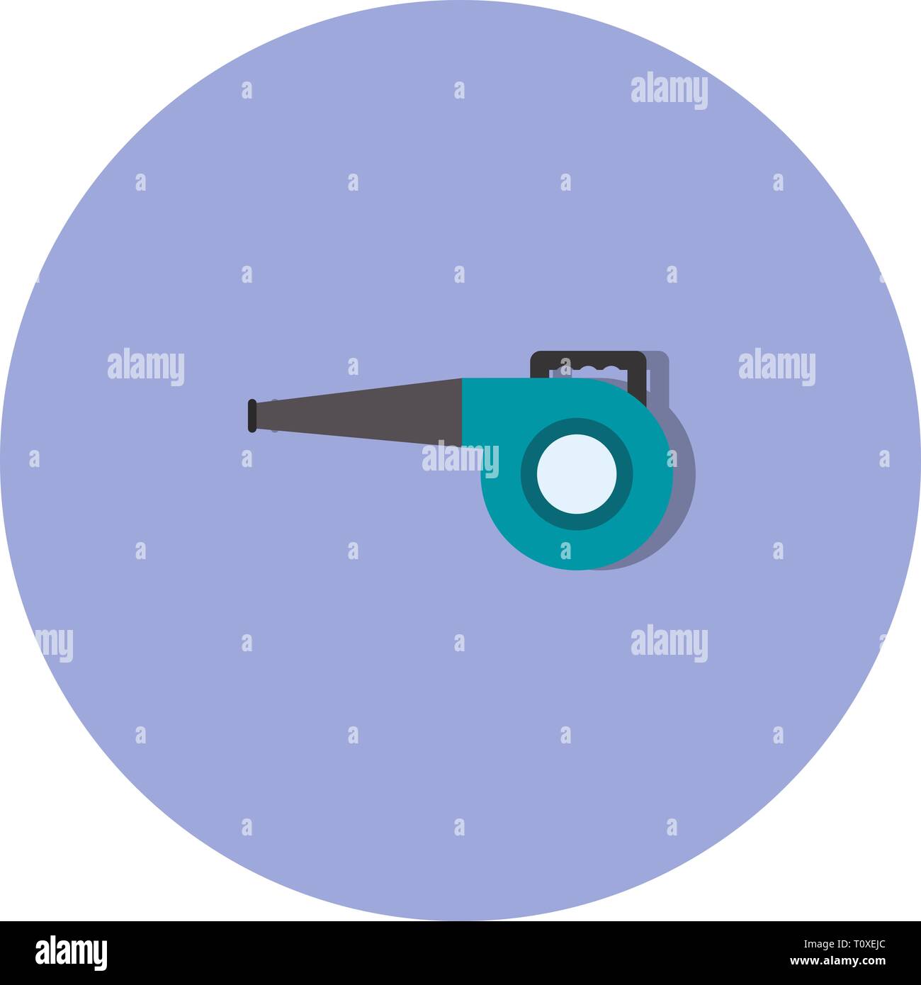 Illustration Blower Icon Stock Photo - Alamy