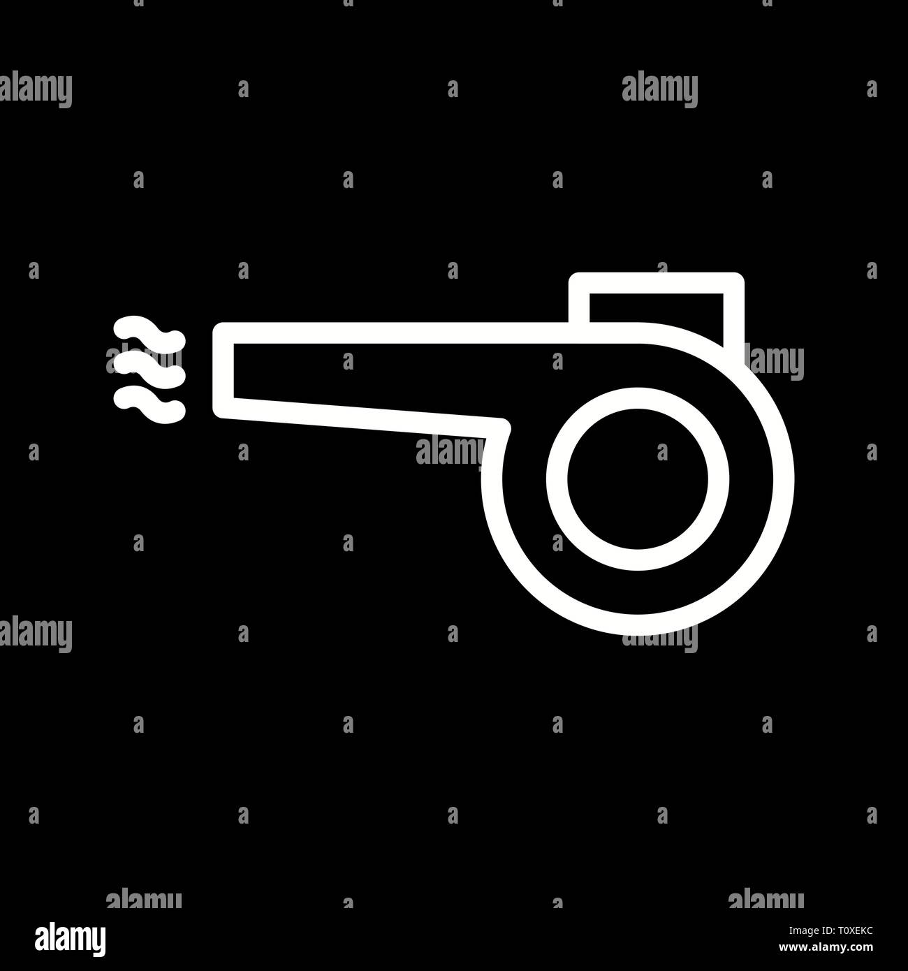 Illustration Blower Icon Stock Photo - Alamy