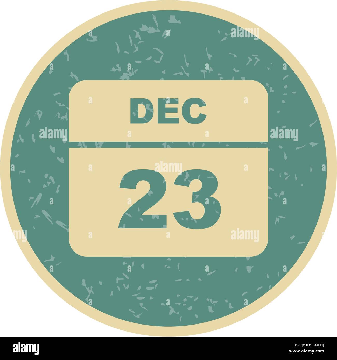 December 23rd Date on a Single Day Calendar Stock Photo - Alamy