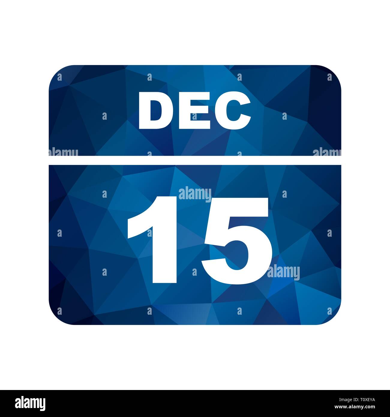 15 december icon Cut Out Stock Images & Pictures - Alamy