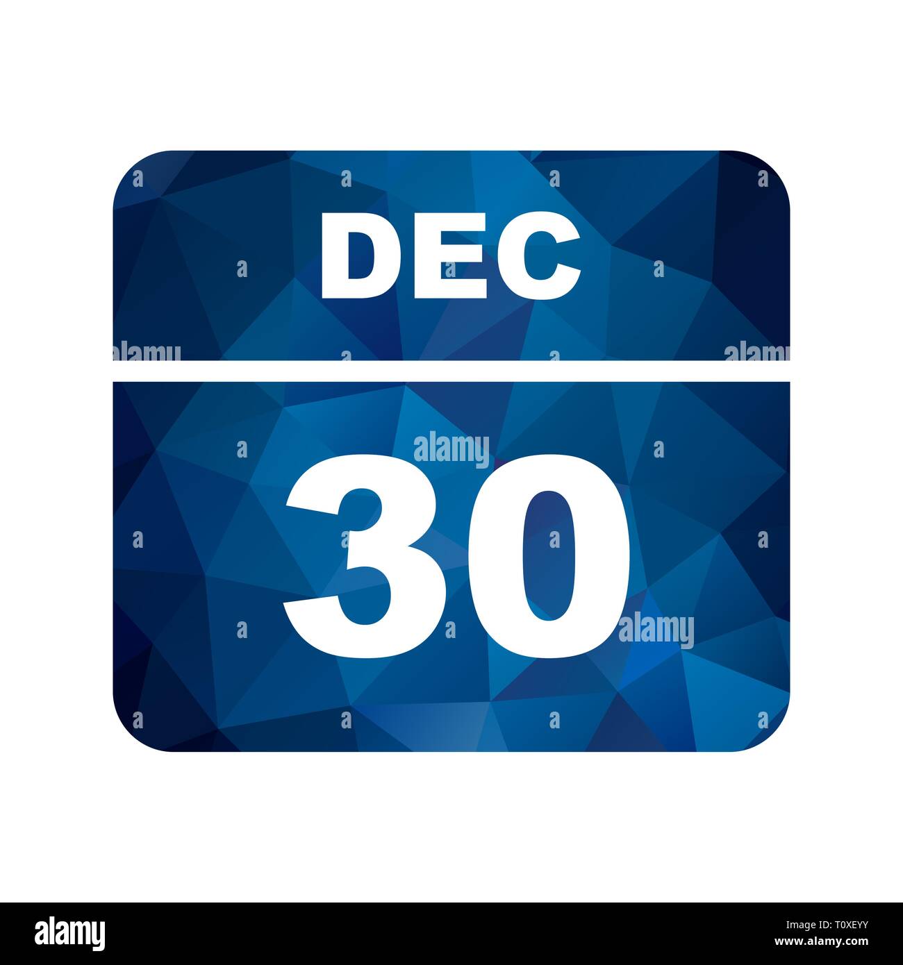 30 december calendar icon on hi-res stock photography and images - Alamy