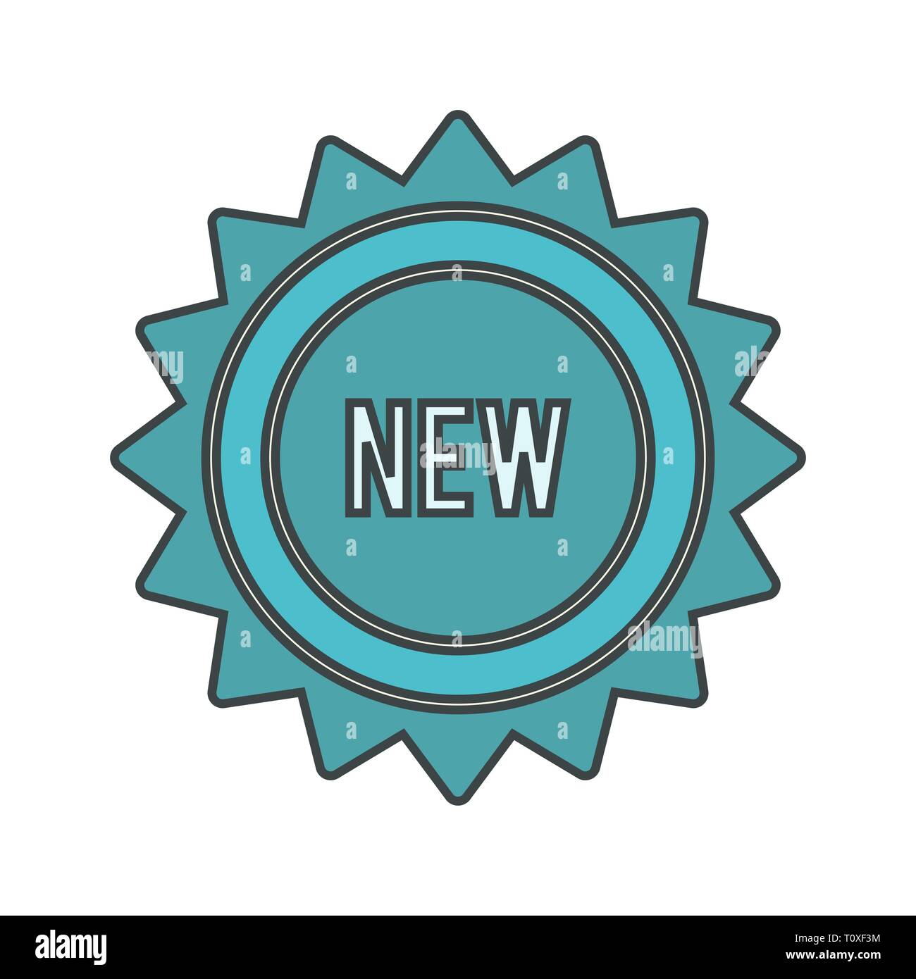 Illustration New Icon Stock Photo - Alamy