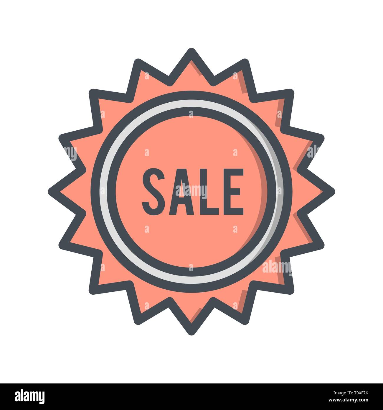 Illustration Sale Icon Stock Photo - Alamy