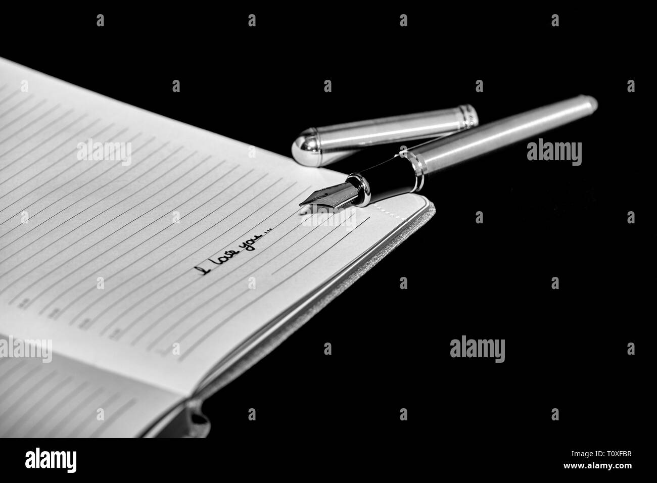 Gold letter inscription Black and White Stock Photos & Images - Alamy