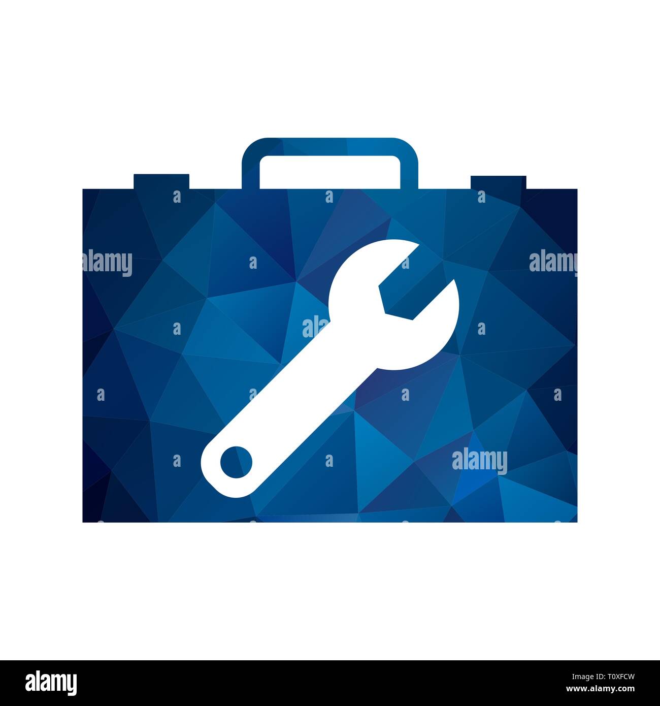 Illustration Tool box Icon Stock Photo - Alamy