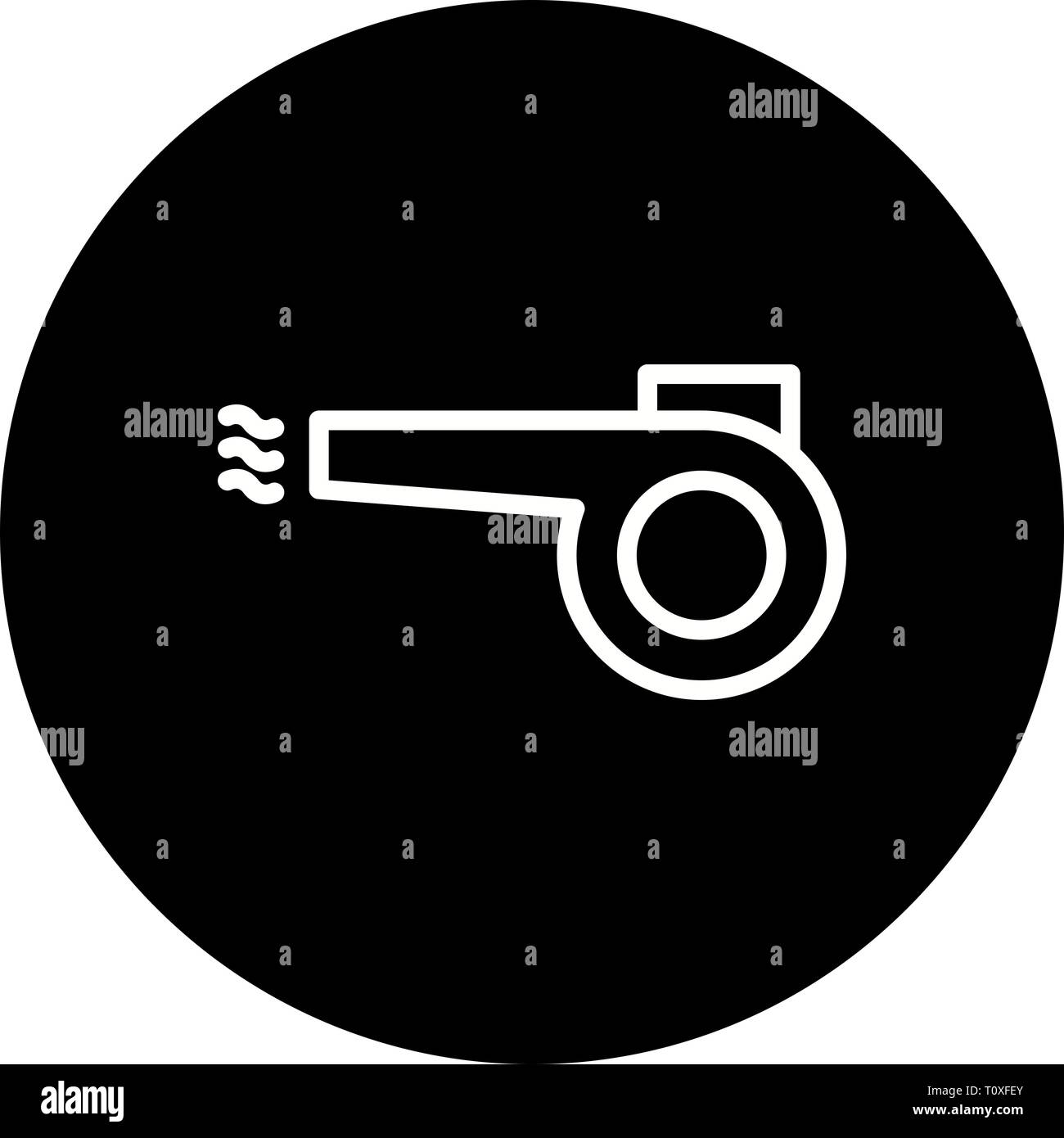 Illustration Blower Icon Stock Photo - Alamy