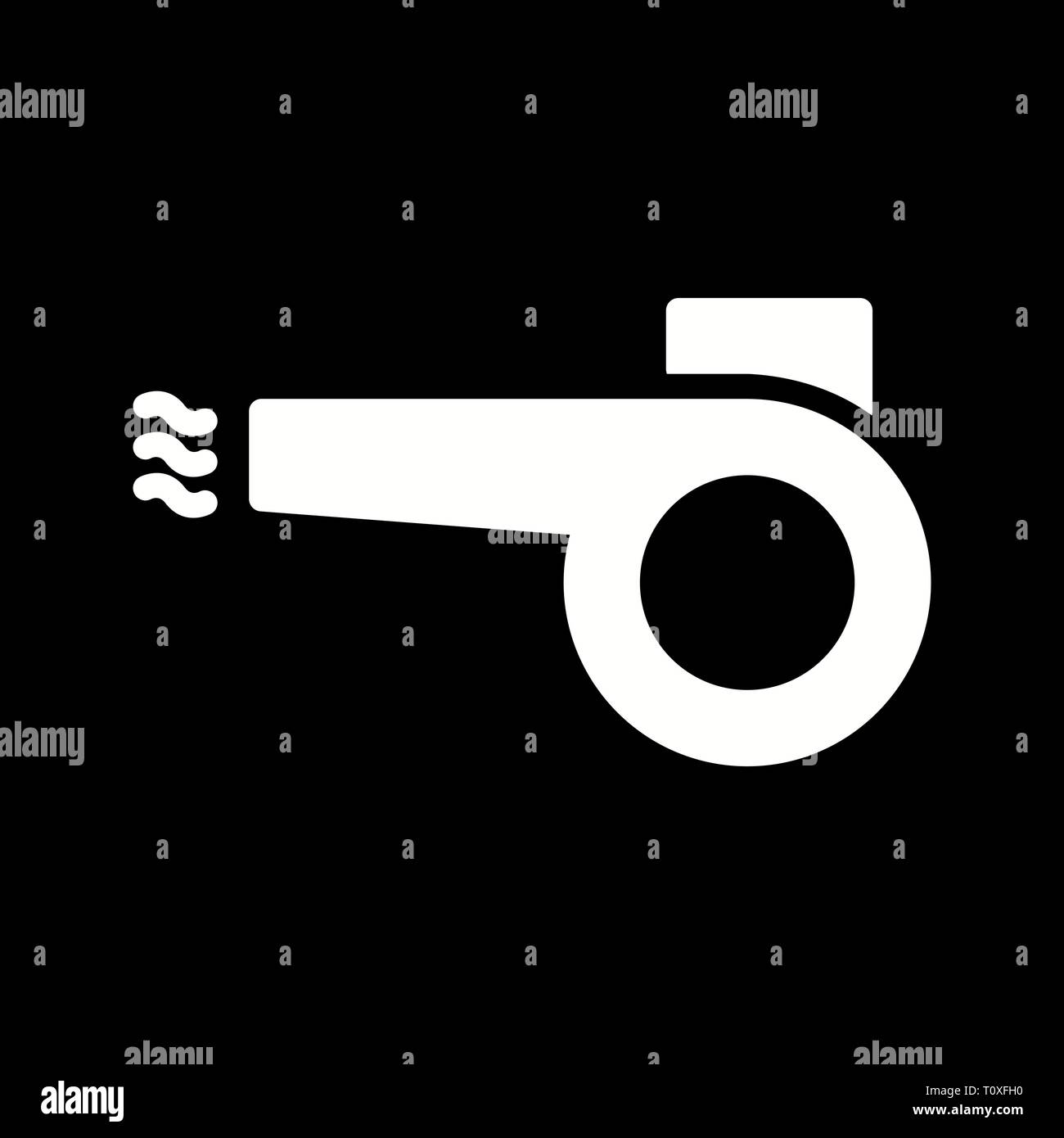 Illustration Blower Icon Stock Photo - Alamy