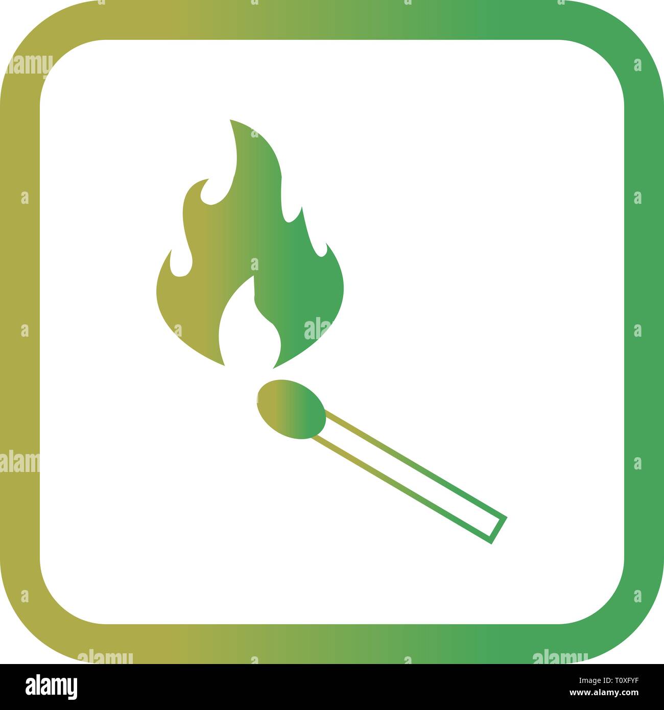 Illustration Matches Icon Stock Photo - Alamy