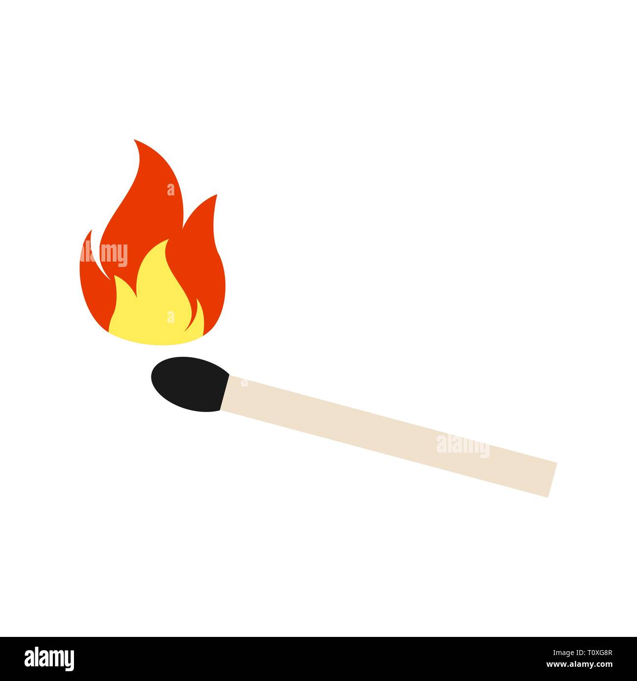Illustration Matches Icon Stock Photo - Alamy